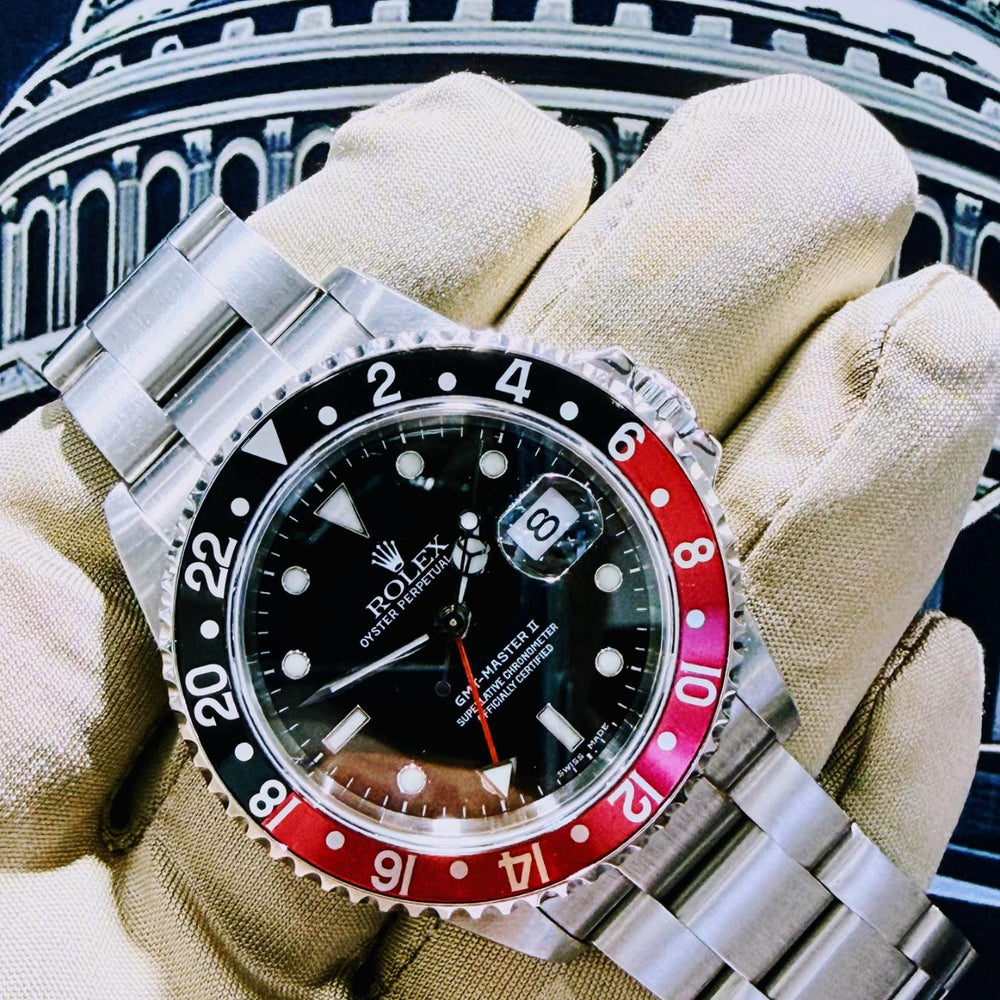 Rolex GMT-Master II 16710 Coke Red/Black Bezel 40mm (1999)